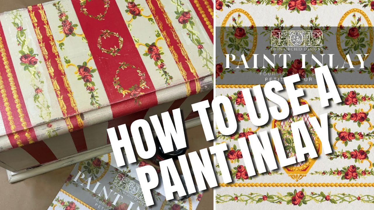 HOW TO USE A PAINT INLAY : PETITE FLEUR INLAY PROJECT! - YouTube