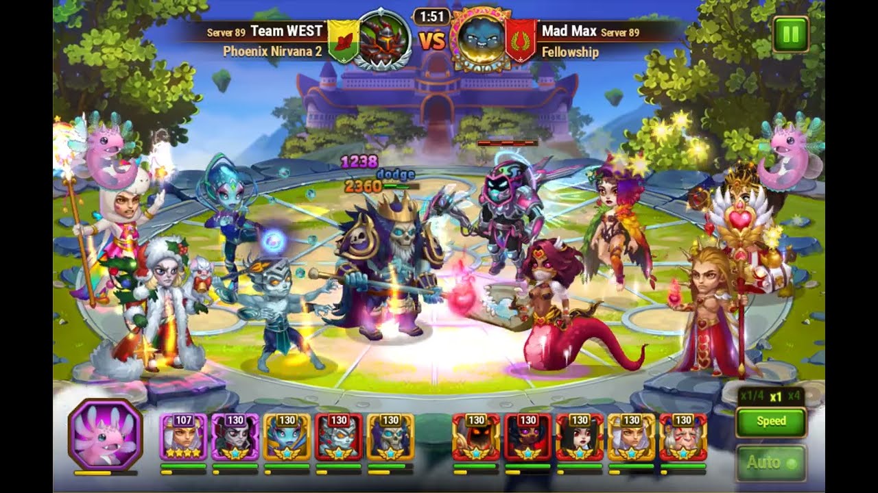 Team WEST Attended Silver-League Guild Wars 20220919 #HeroWars - YouTube