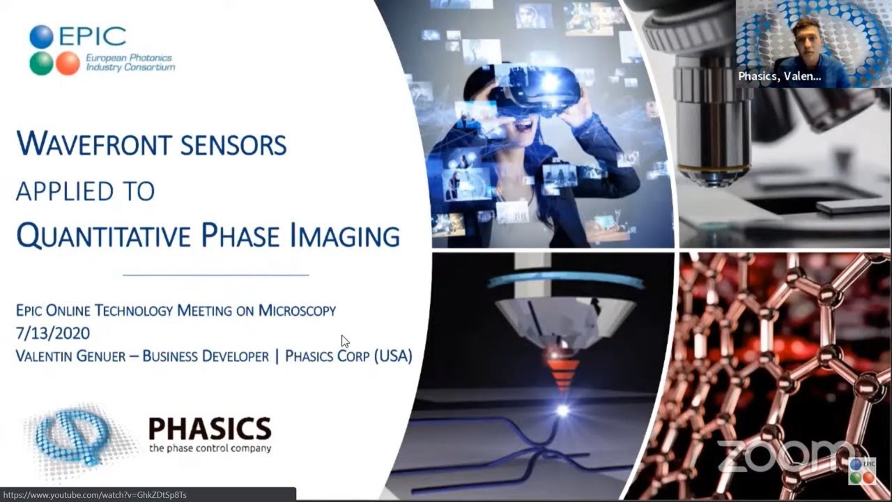 Phasics solutions for Quantitative Phase Imaging - YouTube