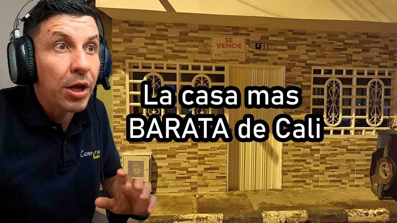 Casa de 85 Millones en el Barrio la Isla de Cali Reaccion - YouTube