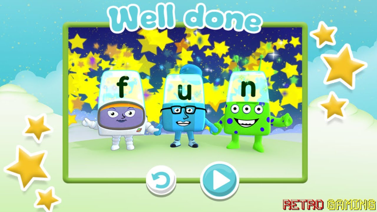 Alphablocks | Fun | Jigsaw | Easy | Retro Gaming - YouTube