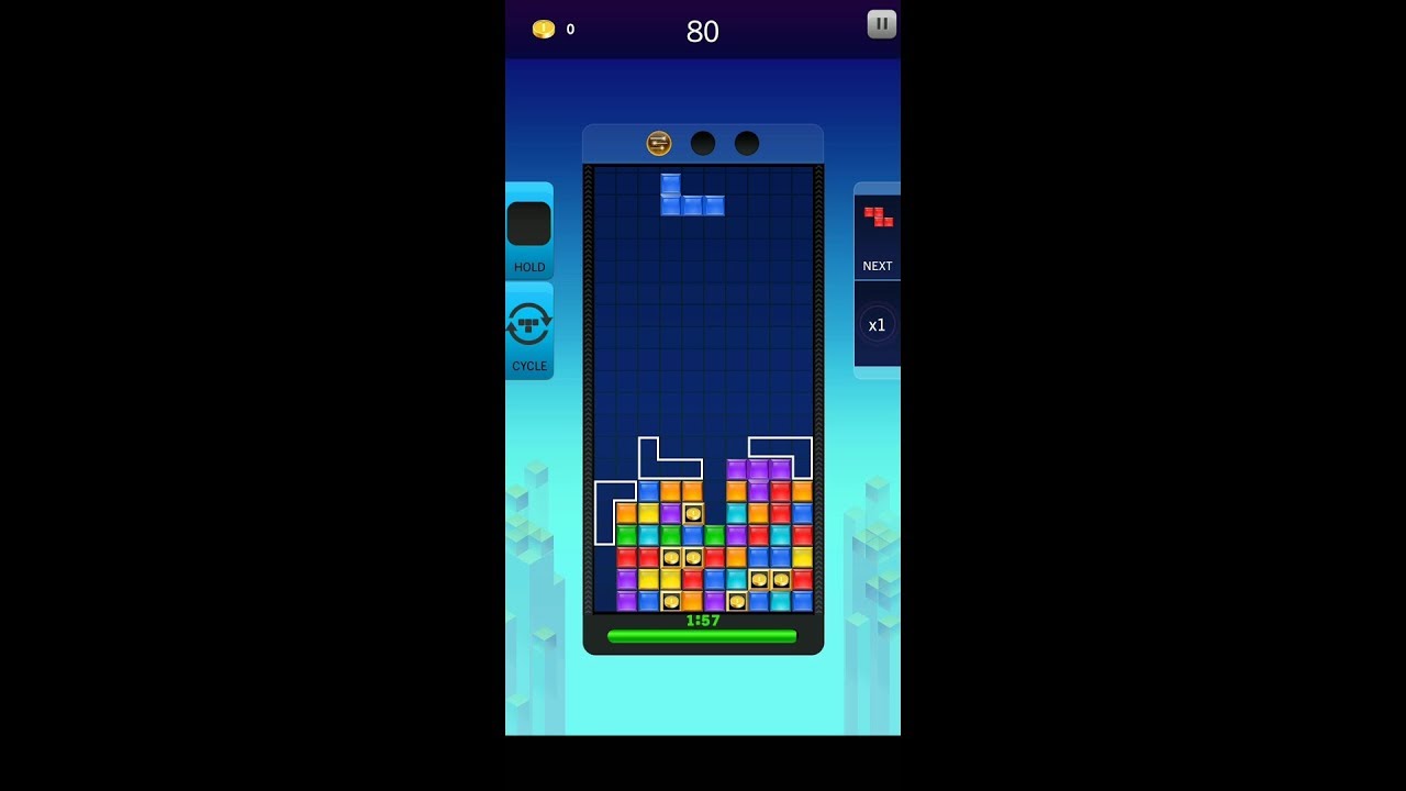 TETRIS Blitz (by ELECTRONIC ARTS) - puzzle game for Android and iOS - gameplay. - YouTube