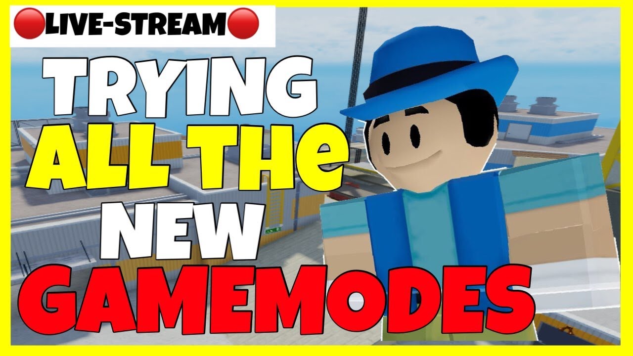 🔴TRYING ALL THE NEW GAME MODES IN ROBLOX ARSENAL🔴(Roblox live) - YouTube