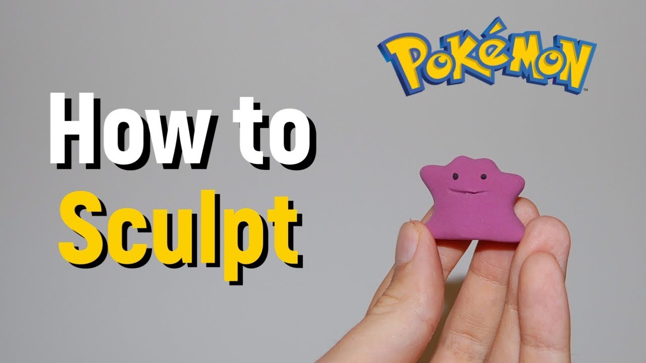 Sculpting Ditto Pokemon in clay - YouTube