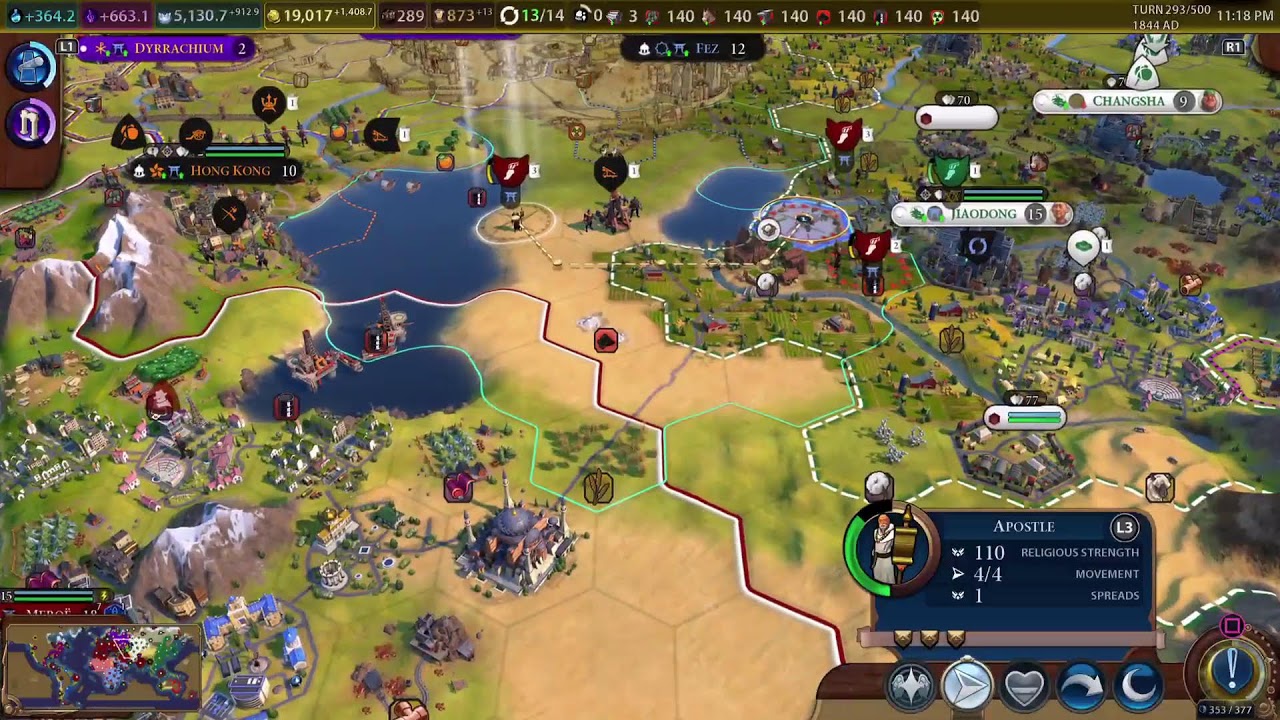 Civ 6 (Japan) New Game Stream 5 - YouTube