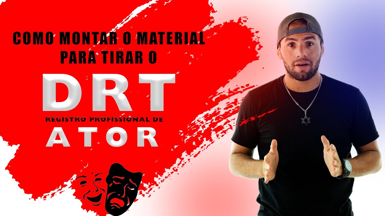 Como Montar o material para tirar o DRT de Ator? - YouTube