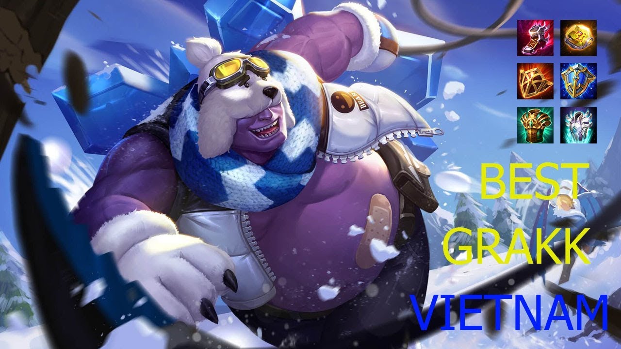 Arena Of Valor: Best Grakk VietNam - Build, arcana and gameplay - YouTube