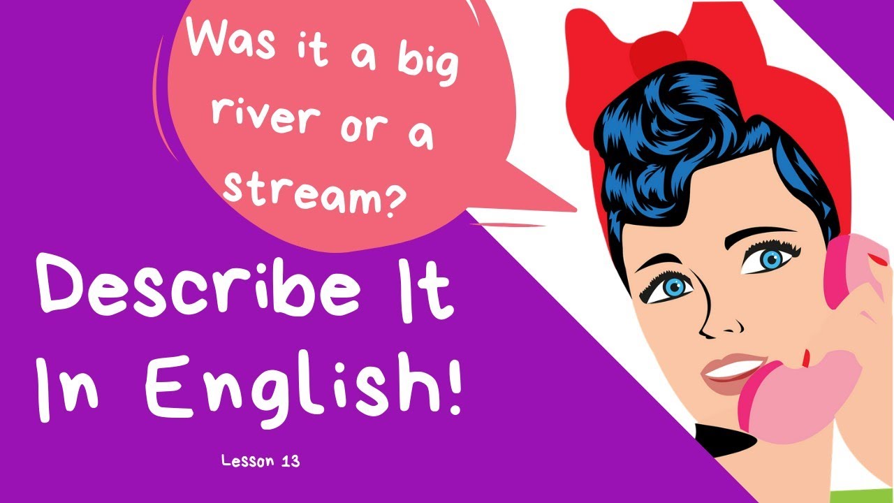 How to Describe a Small Stream in English - YouTube