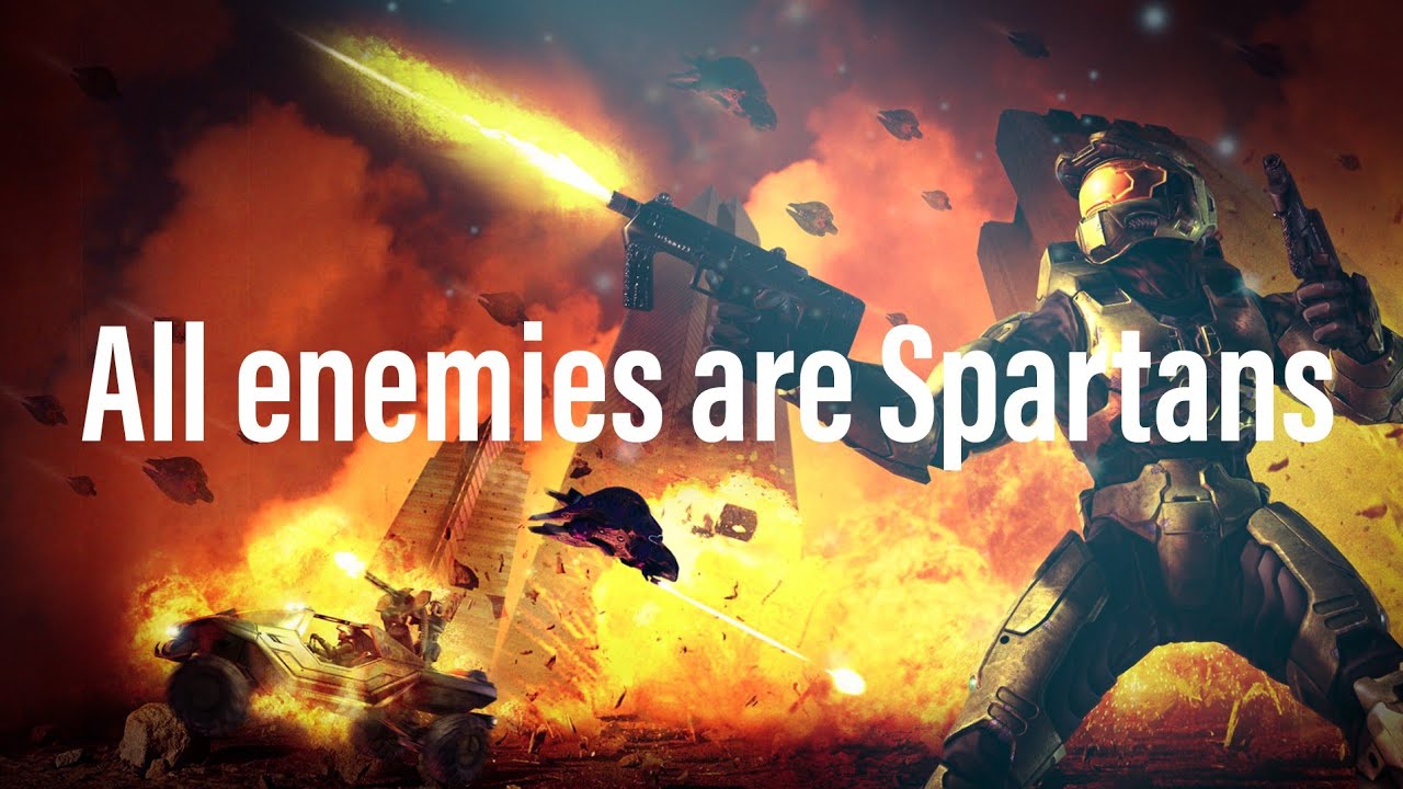 All enemies are Spartans - YouTube