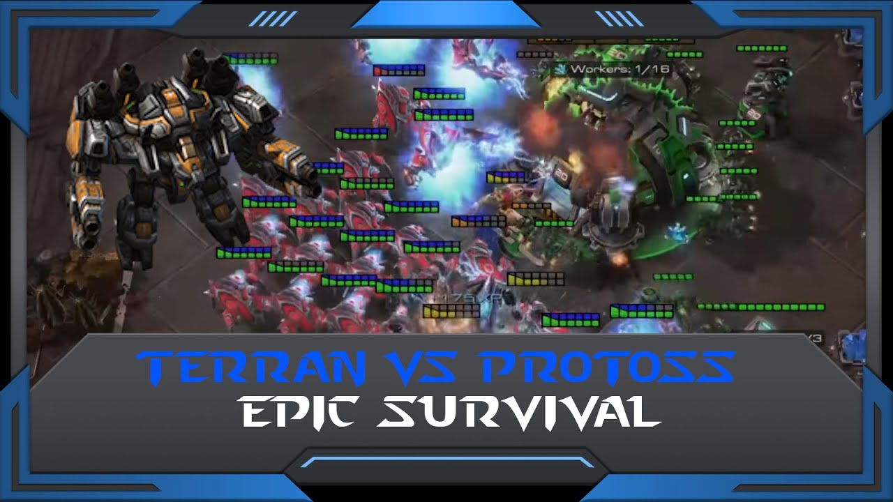 StarCraft 2 (RuFF Highlight): Epic Survival - YouTube