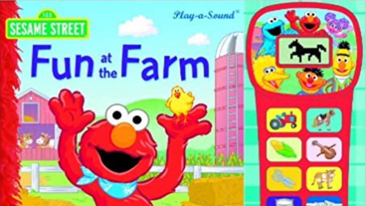 Sesame Street Elmo Fun at the Farm(Play-a-Sound book)! Children's Book ...