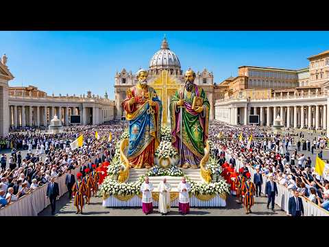 🔴 CANLI YAYIN: ⛪🇻🇦 AZİZLER PETRUS VE PAVEL YORTUSU 2026 | Vatikan'da Büyük Papalık Ayini ve Alayı
