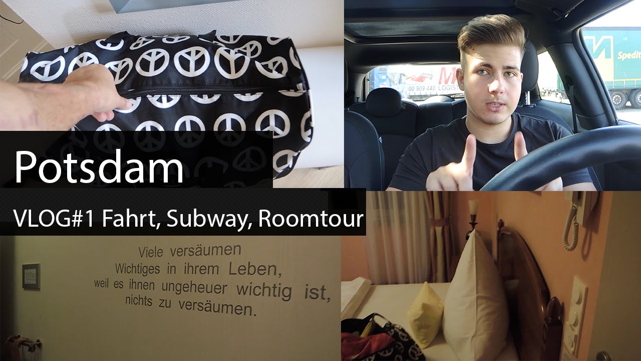 FTM - Potsdam VLOG#1 (Fahrt, Subway, Roomtour) - YouTube