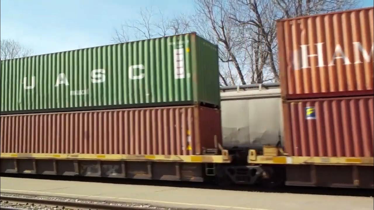 CP 8736 w/CPKC 148 Intermodal 3/10/24 - YouTube