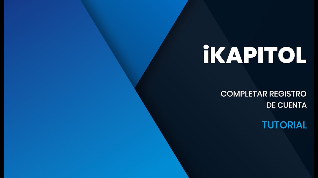 TUTORIAL - Completar registro y aceptar términos y condiciones - YouTube