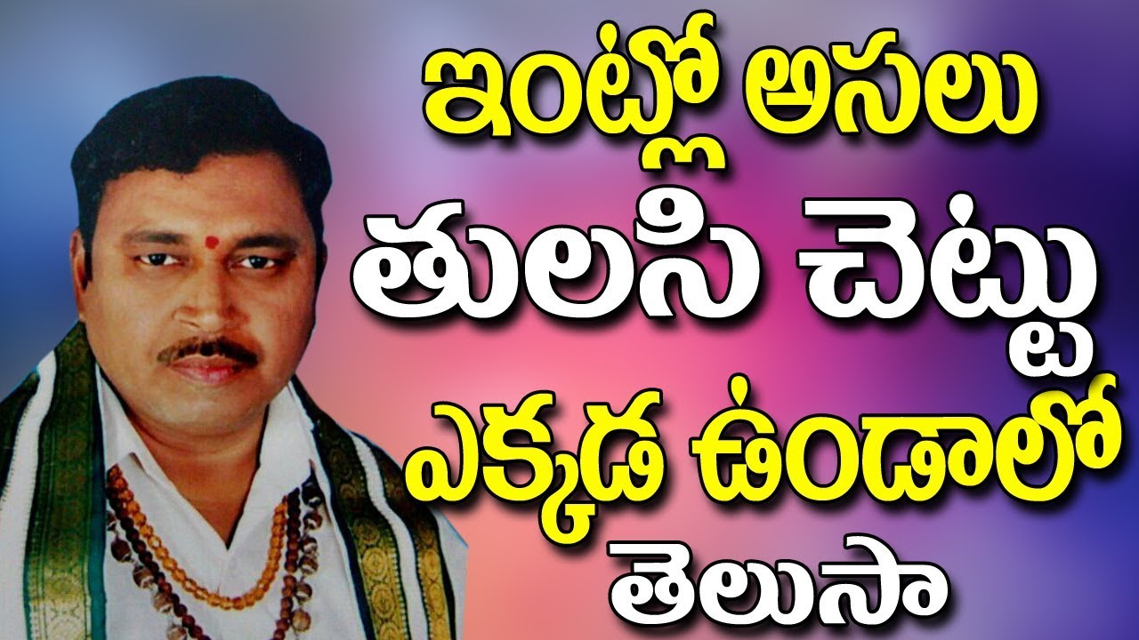 Tulsi Tree Place At Home | Tulsi Plant Decoration At Home | Tulasi Kota ...