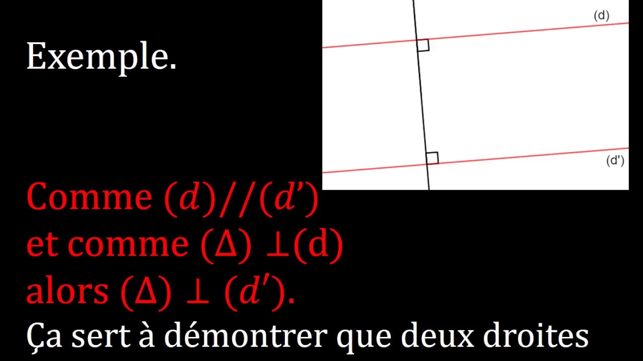 6e Utiliser des perpendiculaires - YouTube