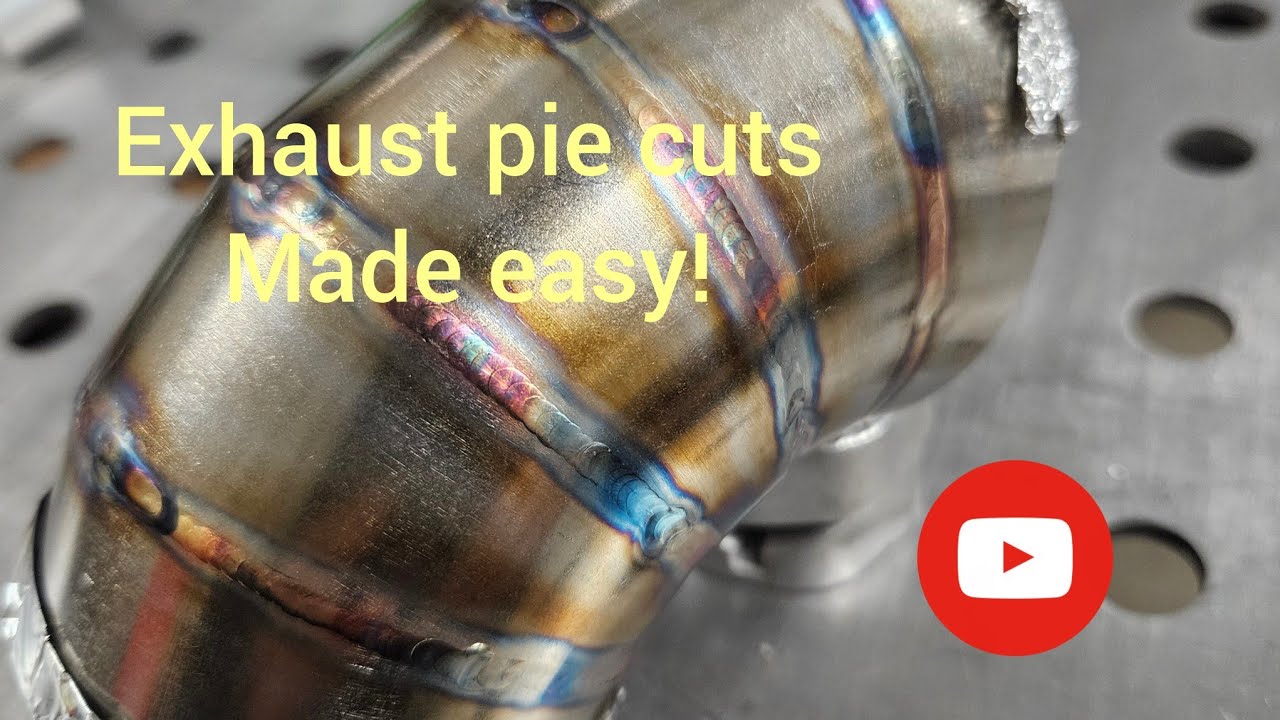 Exhaust pie cut jig for porta band Swag table. - YouTube