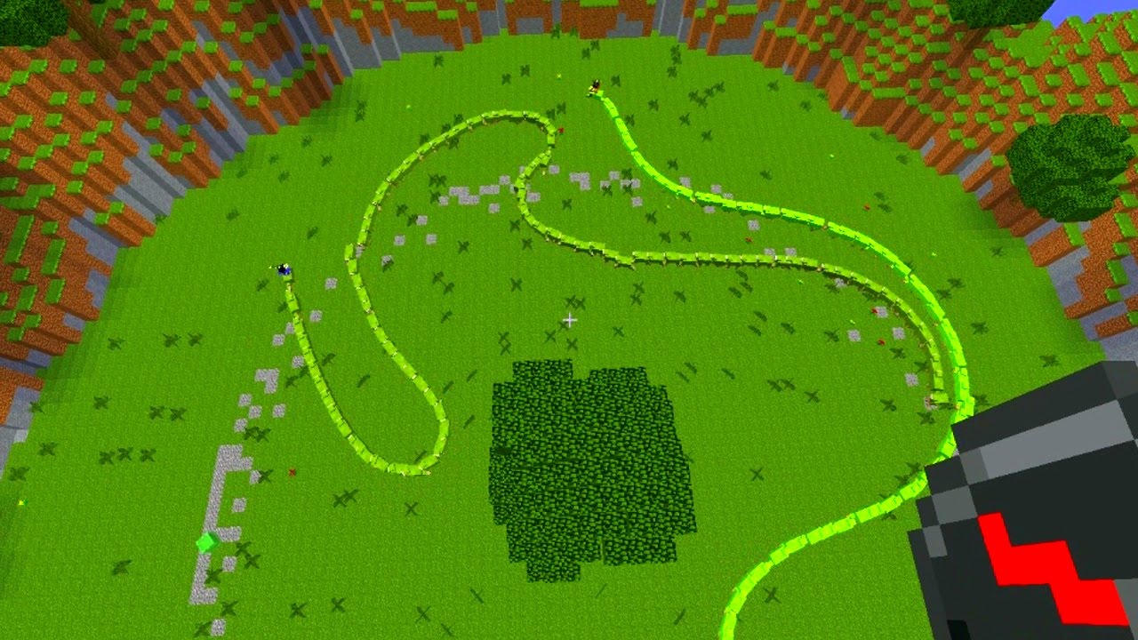 Minecraft Snake Battle (TRON) - YouTube