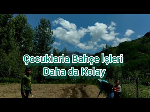 Çocuklarla Bahçe İşleri - Köy - İşler Güçler