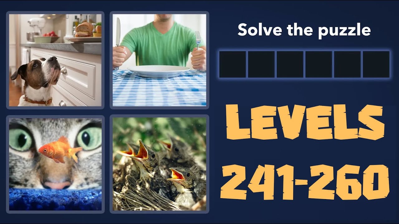 4 Pics 1 Word Levels 241 260 Answers YouTube 4-pics-1-word-levels-241-260-answers-youtube