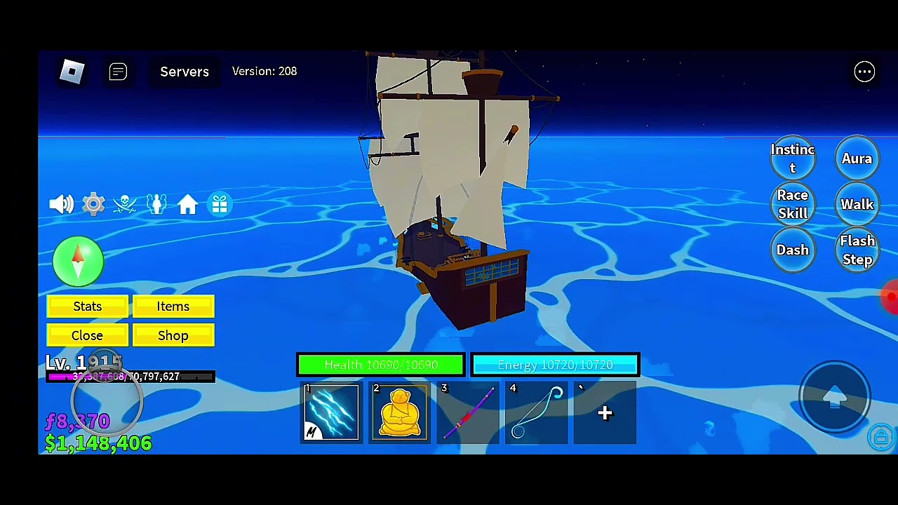 playing blox fruits - YouTube