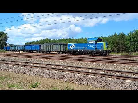 SM42-1259 6Dg+węglarki - wjazd do portu na rozładunek PKP CARGO - YouTube