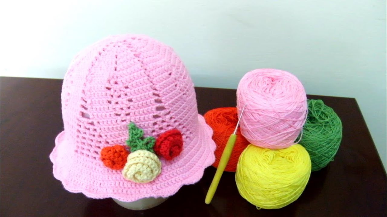Cochet hat tutorial - Crochet for beginners step by step part 1 - YouTube
