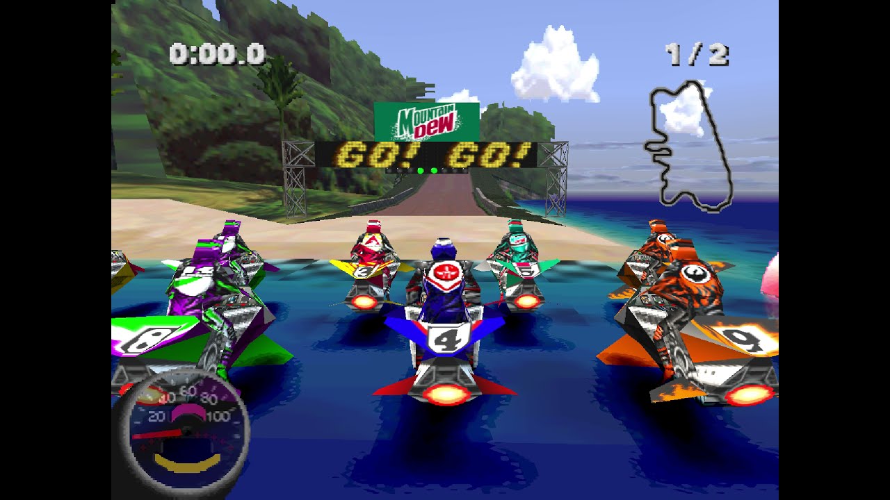 Jet Moto 1 Professional Playthrough Part 1/2 - YouTube