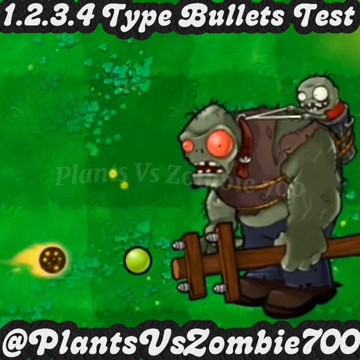 1.2.3.4. Type Bullets Vs Zombies Several Test #pvz #pvz2 #youtubeshorts ...