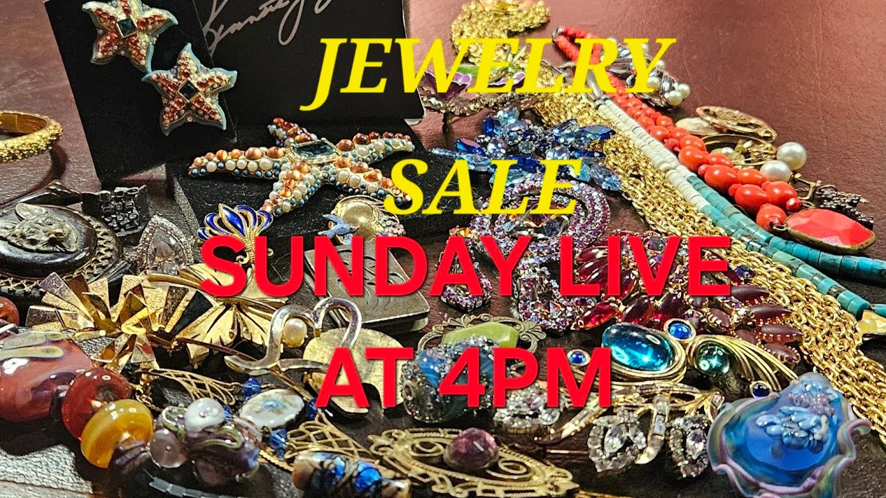 SUNDAY LIVE AT 4PM PT 7PM ET JEWELRY SALE ️ - YouTube