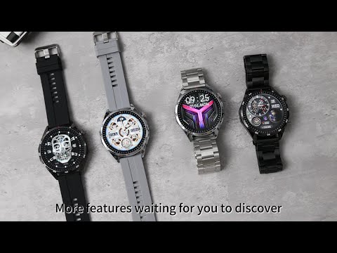 Lemfo GTS4 ip67 1.50 Inch 360x360 screen 330mAh battery smart watch Unboxing
