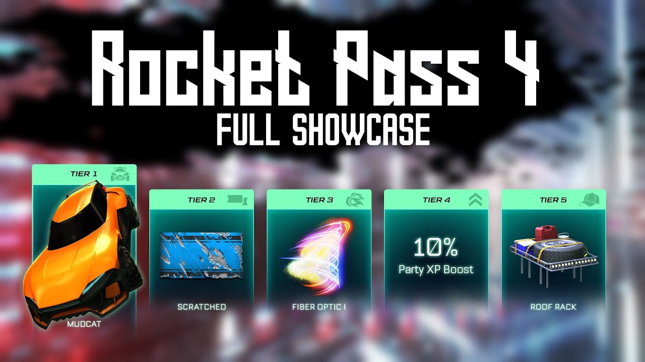 Rocket League - Rocket Pass 4 - FULL Showcase - YouTube