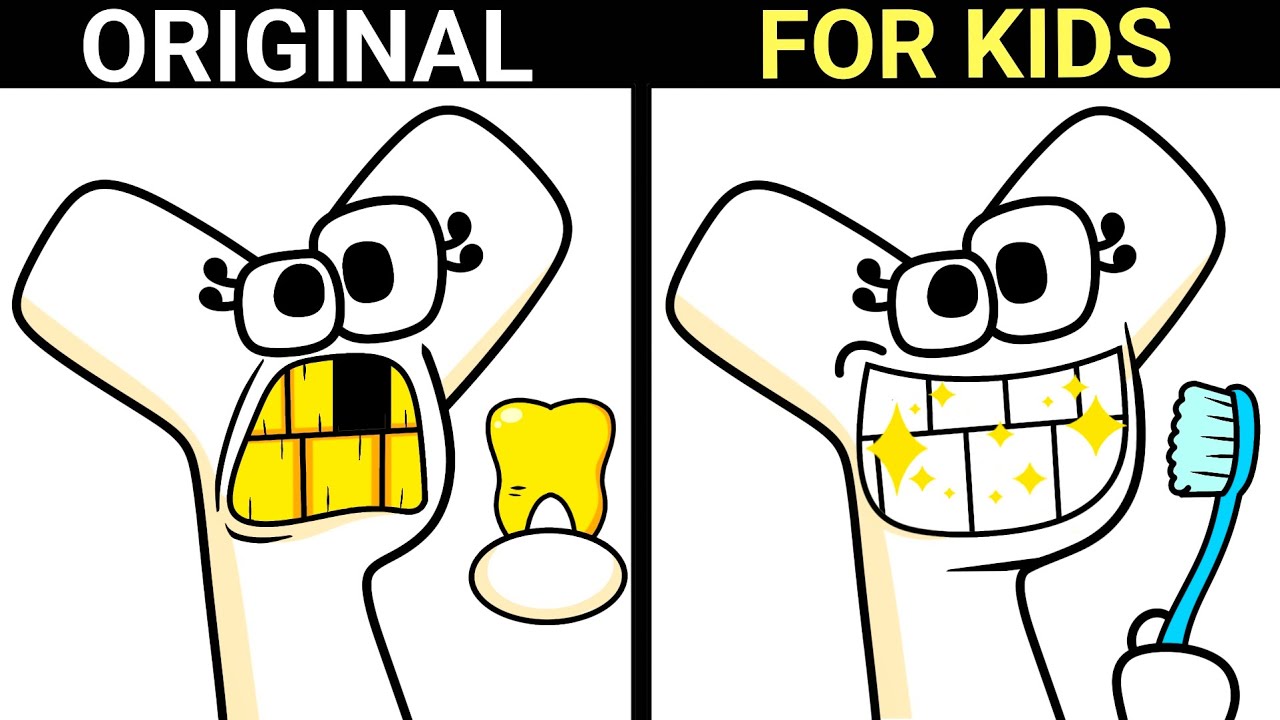 Fixing Broken Teeth of Y | Alphabet Lore x Number Lore (ASMR) - YouTube