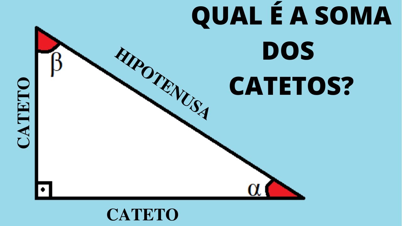 PRATICANDO A TRIGONOMETRIA - QUAL É A SOMA DOS CATETOS DO TRIÂNGULO ...