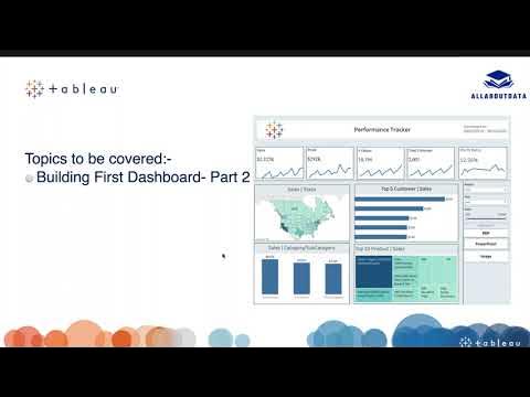 Building Our First Tableau Dashboard - Part-2 in Tableau - Video-17 | Tableau Crash Course - YouTube