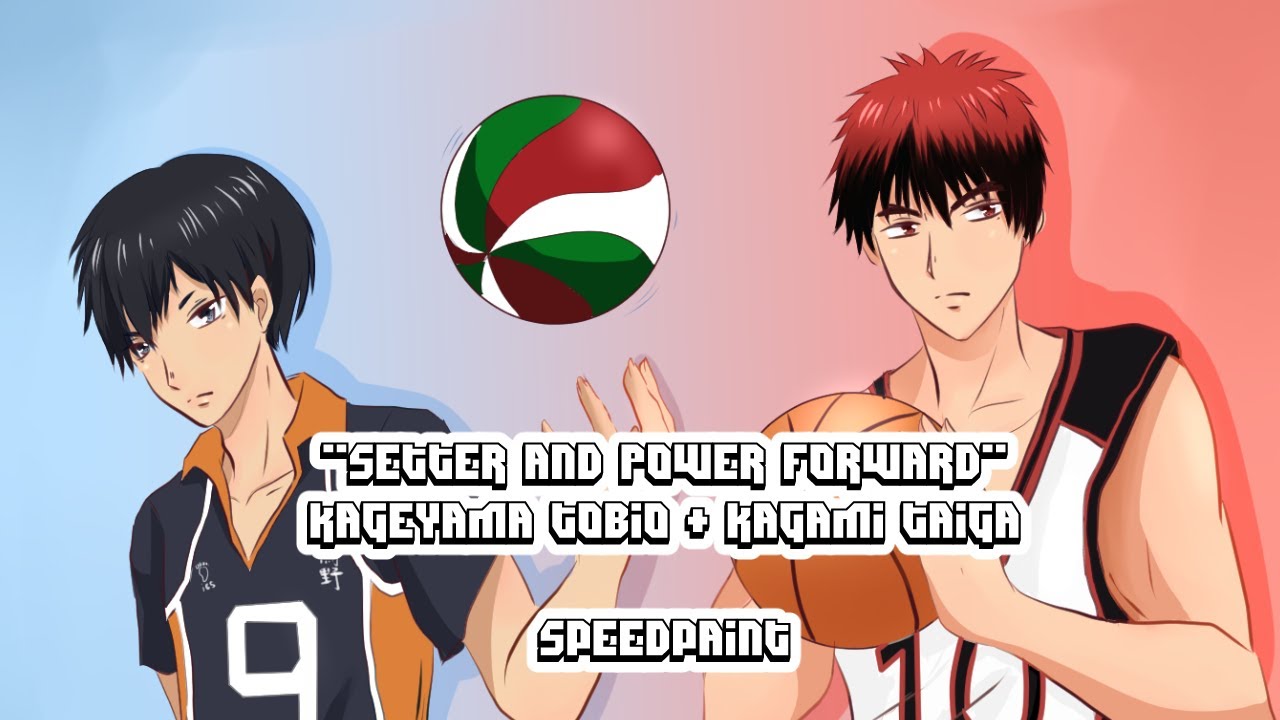 [Speedpaint] Setter & Power Forward | Kageyama and Kagami Fanart - YouTube