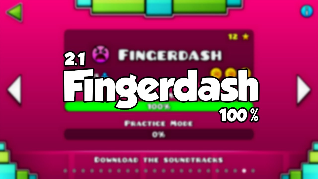 "Fingerdash" 2.1 - 100% [All Coins] I Rize YT - YouTube