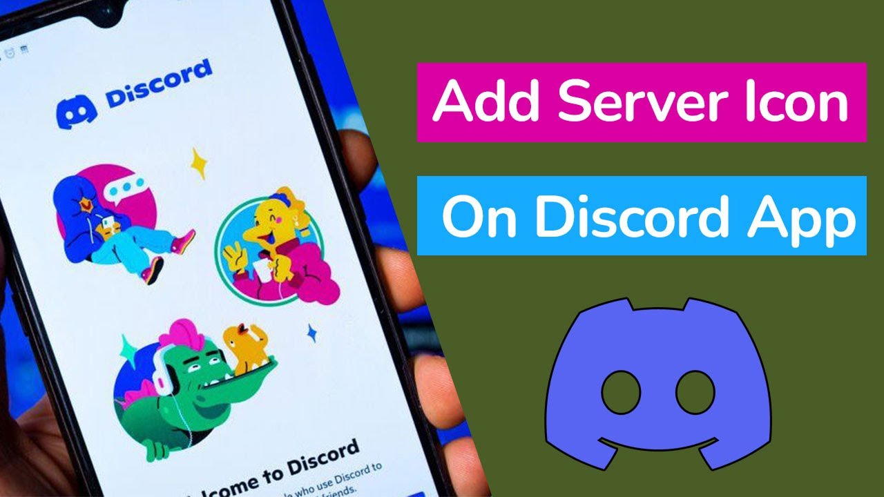 How To Add Server Icon / Photo On Discord App? - YouTube