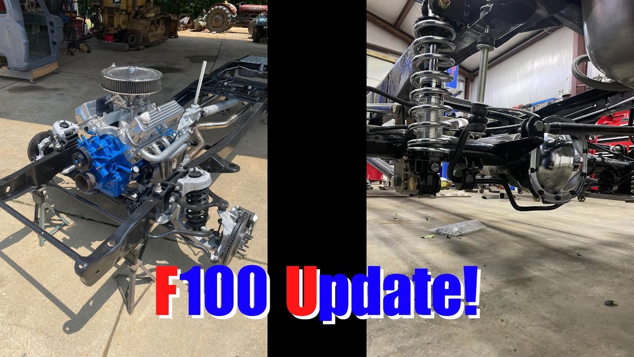 1971 Ford F100 Build Update! Chassis and Drivetrain! - YouTube