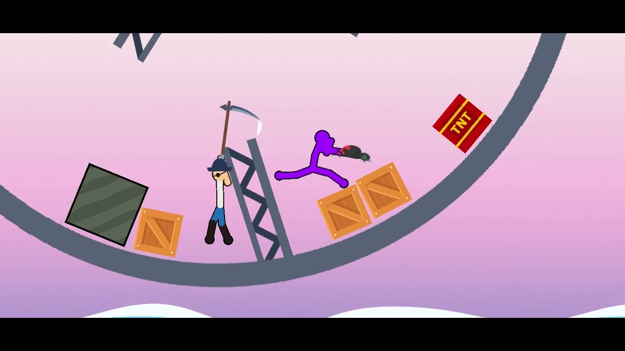 part two stick man battle fight warriors - YouTube