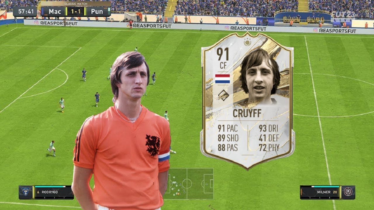 FIFA 23: 91 MID ICON JOHAN CRUYFF REVIEW - FLAIR LIKE NO ONE ELSE ...