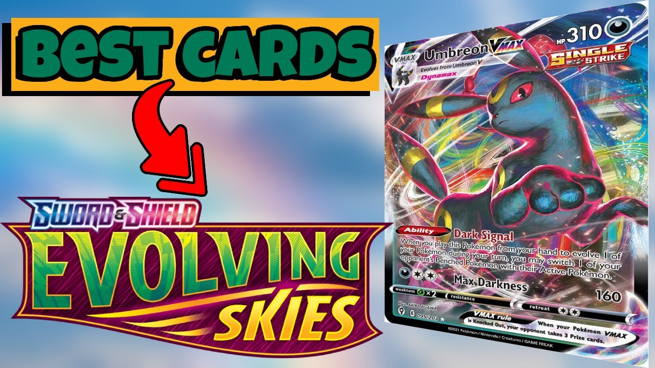 Top 10 BEST most playable Evolving Skies Pokemon TCG Cards - YouTube