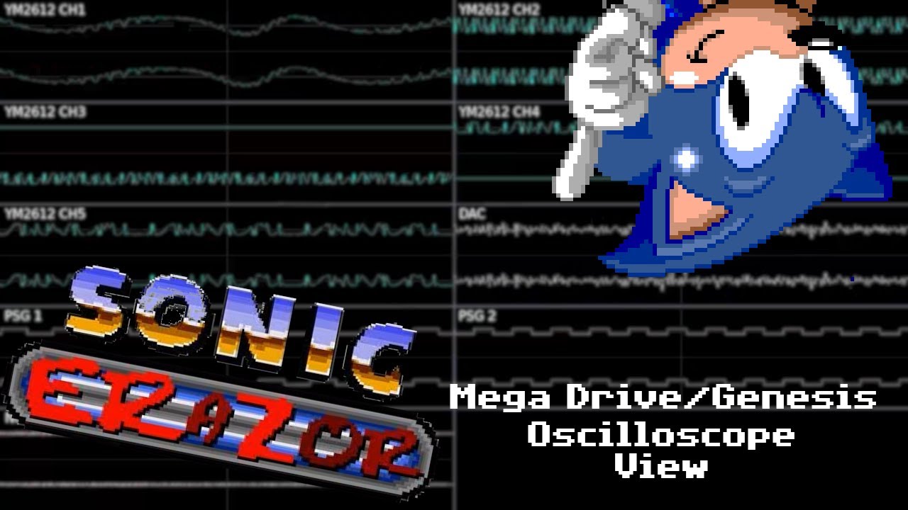 Sonic ERaZor - Full Soundtrack [Sega Mega Drive/Genesis] (Oscilloscope ...
