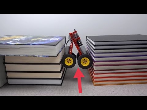 Watch a LEGO Car Climb an Impressive LEGO Technic Track! - YouTube