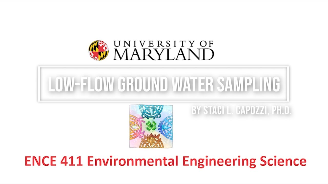ENCE411 Low-flow groundwater sampling - YouTube