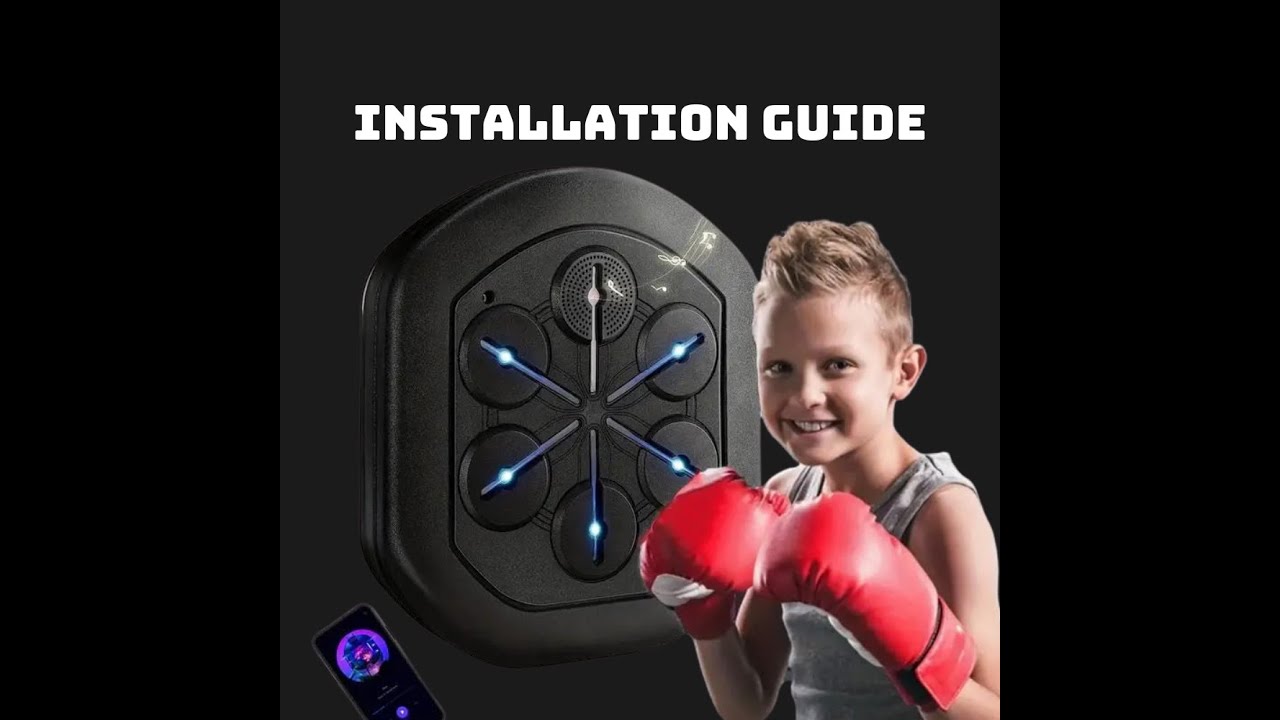 Installation guide for Smart Music Boxing Machine. - YouTube