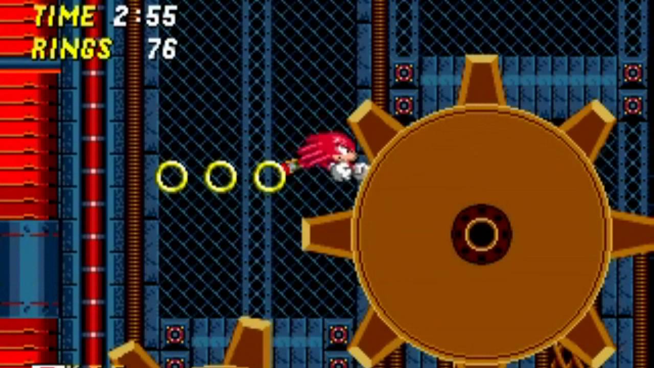 Sonic The Hedgehog 2 Metropolis Zone 3 (Knuckles) - YouTube