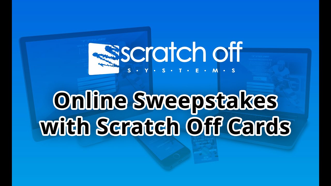 Online Sweepstakes with Scratch Off Cards - YouTube