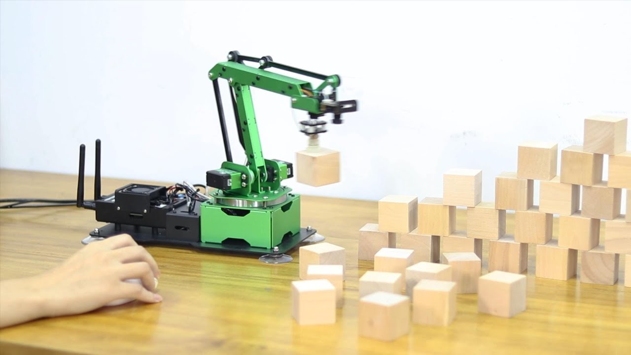 AI Vision Robot Arm JetMax---Control Methods - YouTube